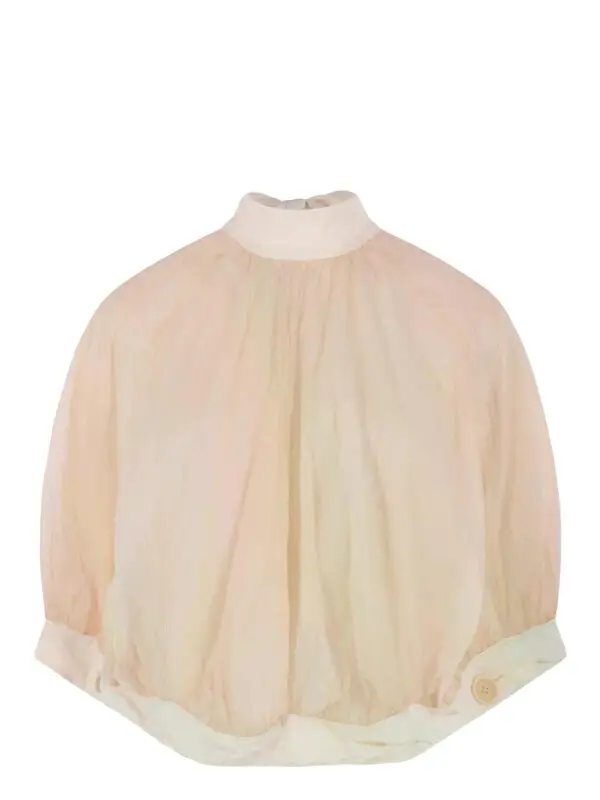 COMME DES GARÇONS TAO Bow-detail Blouse - Neutrals