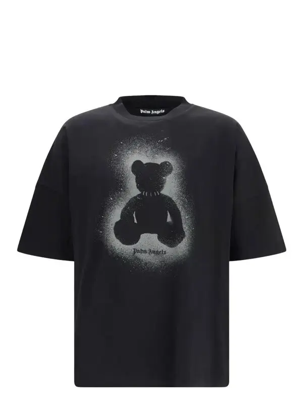 Palm Angels Bear-print T-shirt - Black