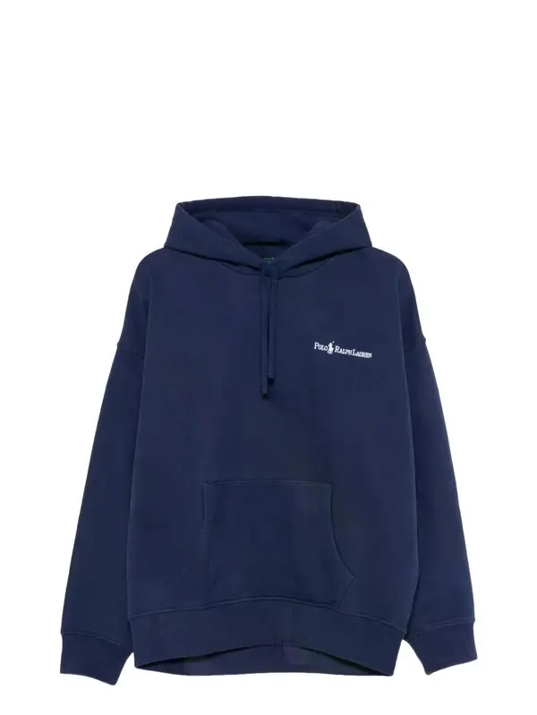 Polo Ralph Lauren Logo Detail Hoodie - Blue