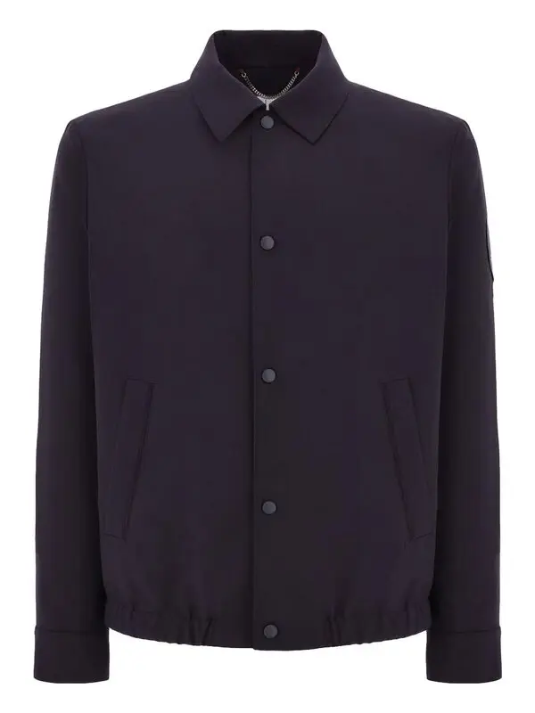 Canali Impeccabile Wool Blouson - Blue