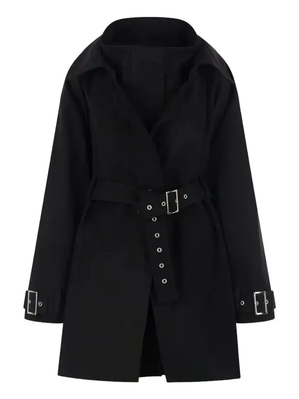 PETRA Belted Coat - Black