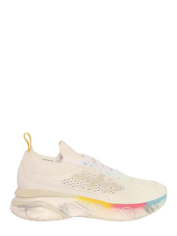 Premiata Moerund Mesh-panel Sneakers - Neutrals