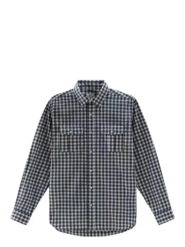 Woolrich Check Pocket Shirt - Blue