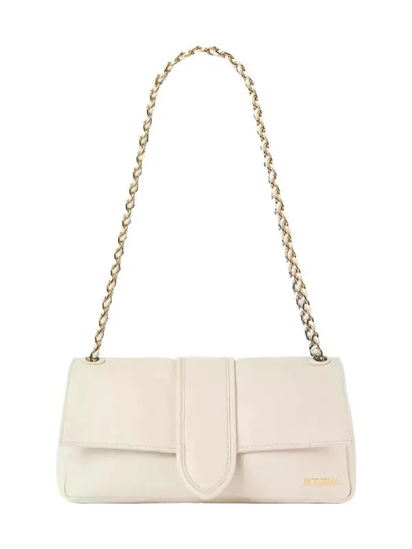 Jacquemus Le Bambino Chaîne Leather Shoulder Bag - Neutrals