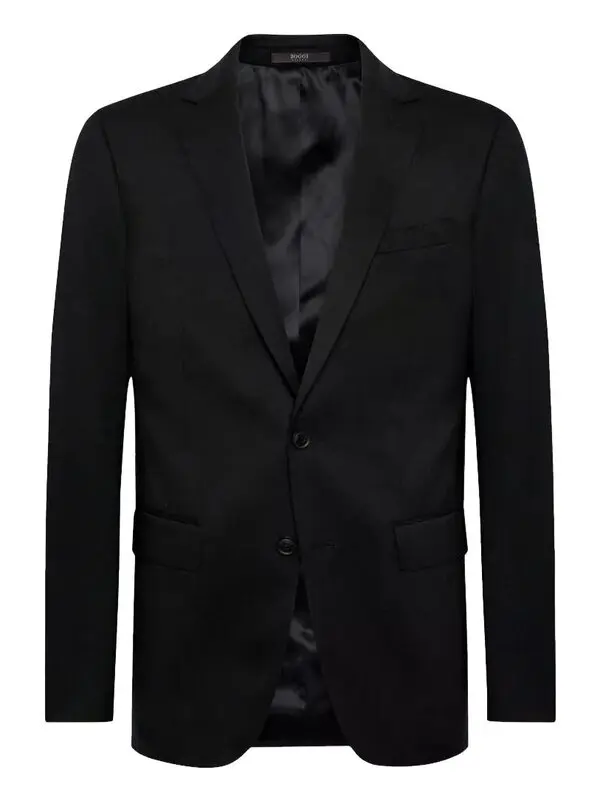 Boggi Milano Single-breasted Blazer - Black