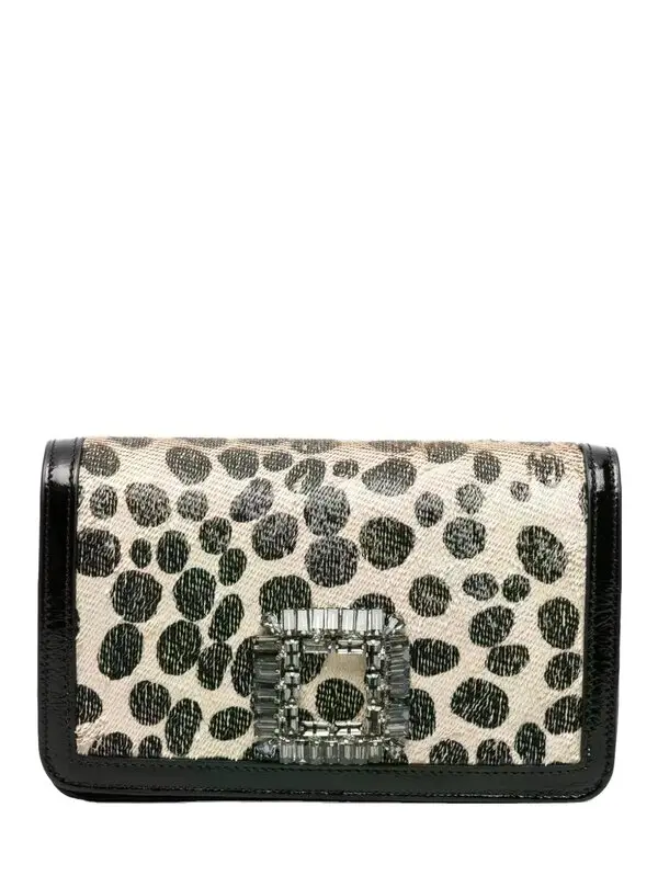 Roberto Festa Polka-dot Shoulder Bag - Black