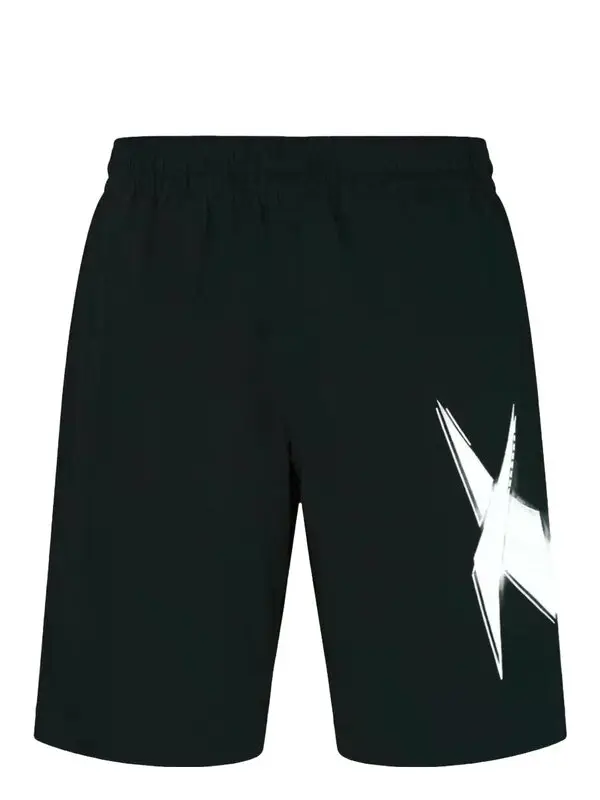 REEBOK Logo-detail Shorts - Black