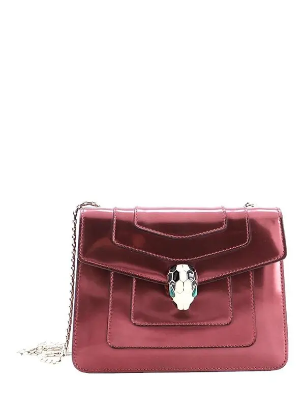 BVLGARI Serpenti Forever Shoulder Bag - Red