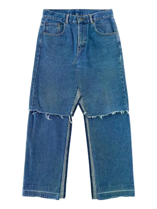 BETTTER Denim Maxi Skirt - Blue