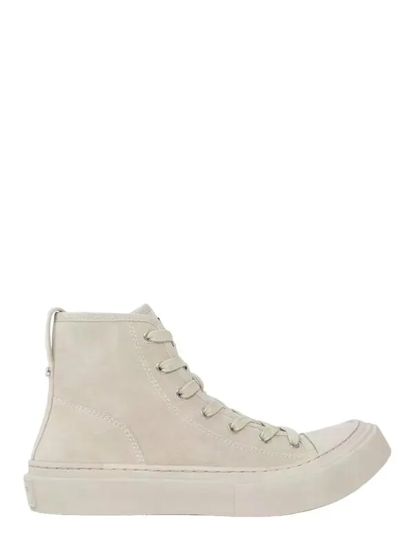 ANN DEMEULEMEESTER High-top Leather Sneakers - Neutrals