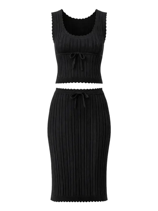 REFORMATION Erin Top - Black