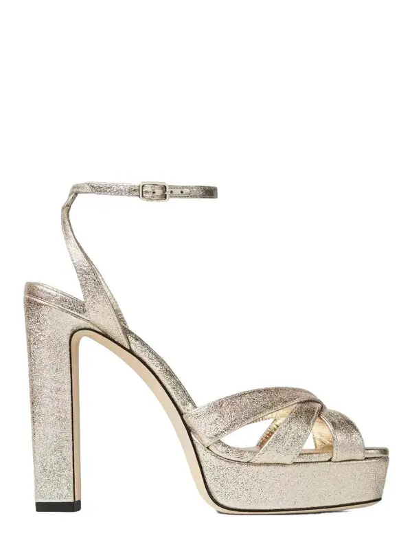JIMMY CHOO Kove 120 Platform Sandals - Gold