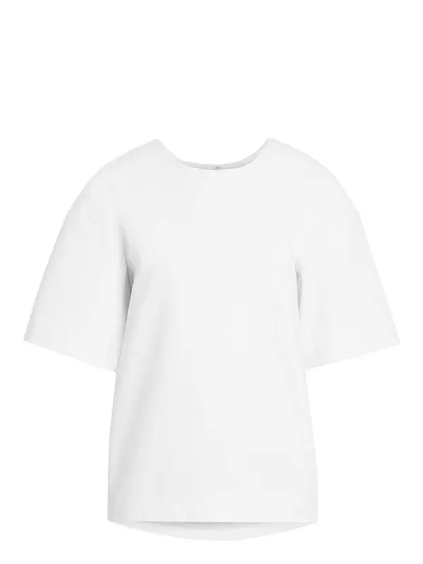 Simkhai Aude Cotton-blend Poplin Top - White