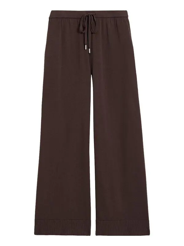 Simkhai Celine Wide-leg Pants - Chocolate