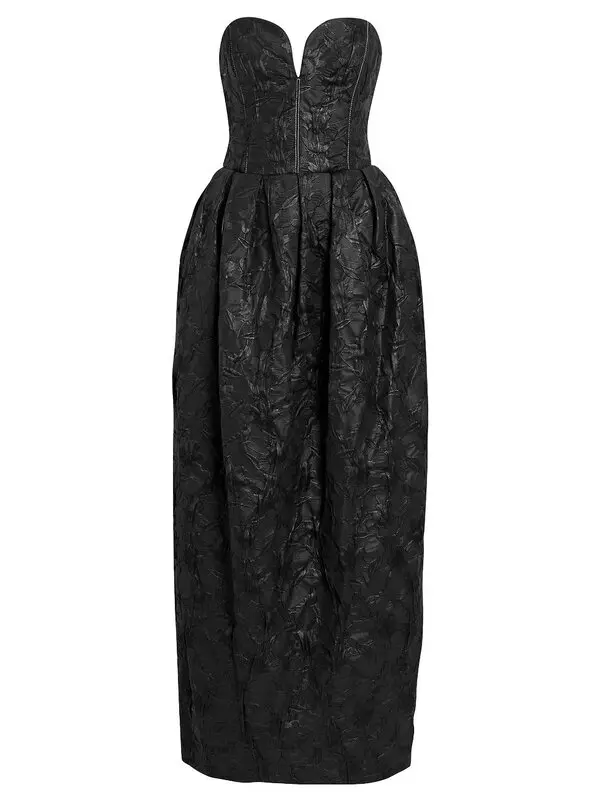 Simkhai Adeena Strapless Gown - Black