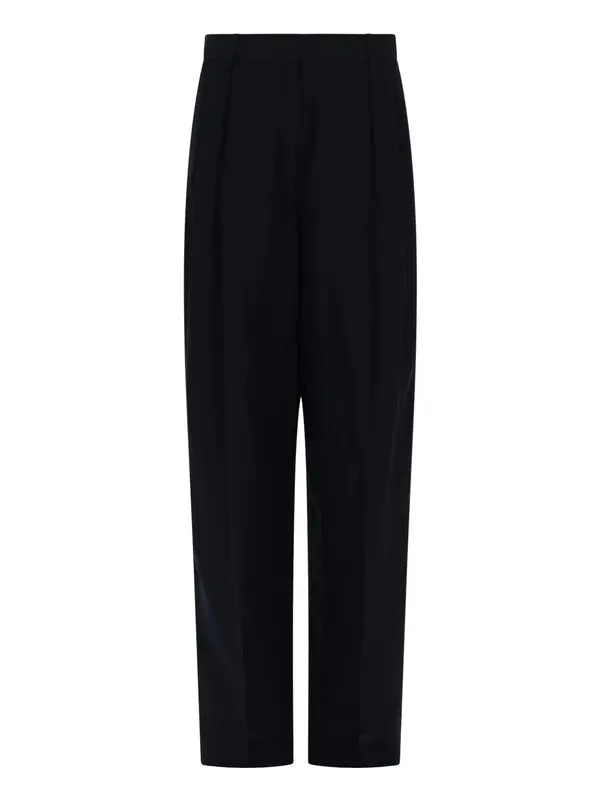 Fabiana Filippi Tailored Linen-blend Trousers - Blue