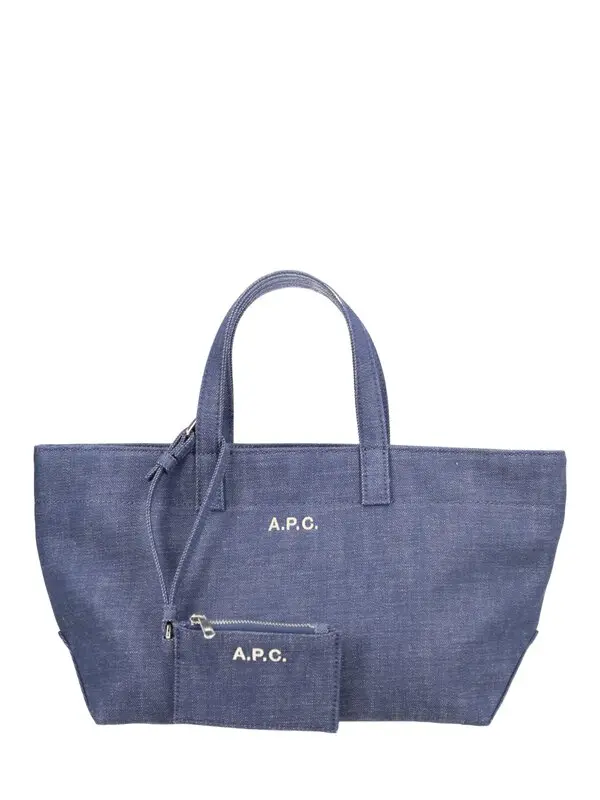 A.p.c. Small Drummer Tote - Blue