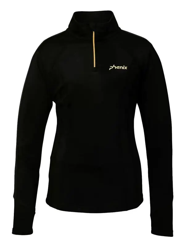 PHENIX Zip Knitwear - Black