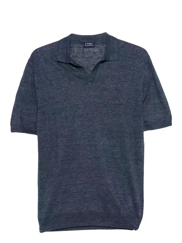 BARBA NAPOLI Short Sleeve T-shirt - Blue