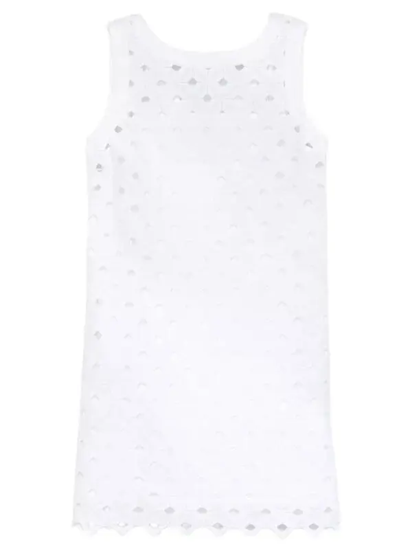 Max Mara Cut-out Dress - White