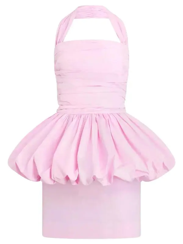 PATOU Halterneck Mini Dress - Pink