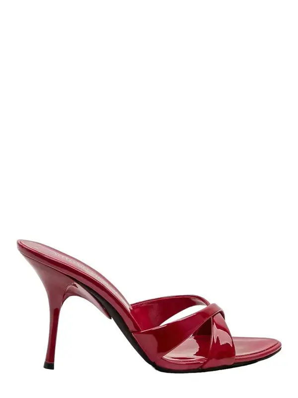 Jeffrey Campbell Symone Patent Sandals - Red