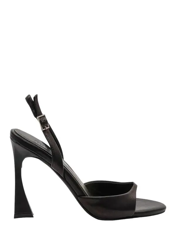 Jeffrey Campbell Augustine Buckle Strap Sandals - Black