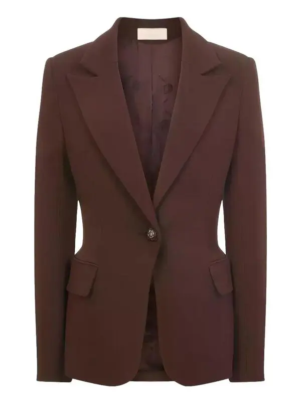 Elie Saab Single-breasted Blazer - Brown