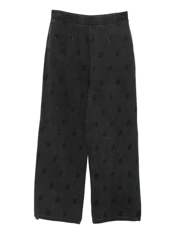 Liu Jo Patterned Trousers - Black