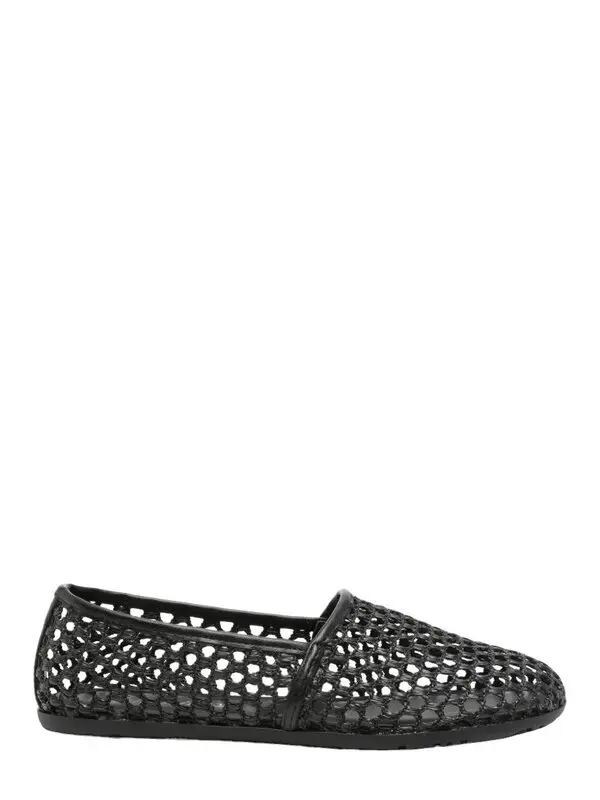 PALOMITAS BY PALOMA BARCELÒ Woven Round Toe Pumps - Black
