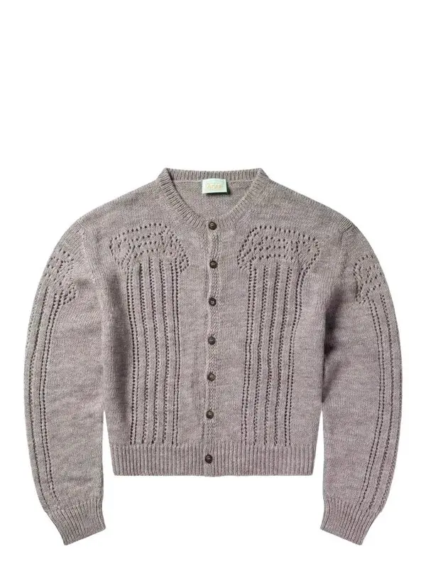 Aries Button-down Cardigan - Grey