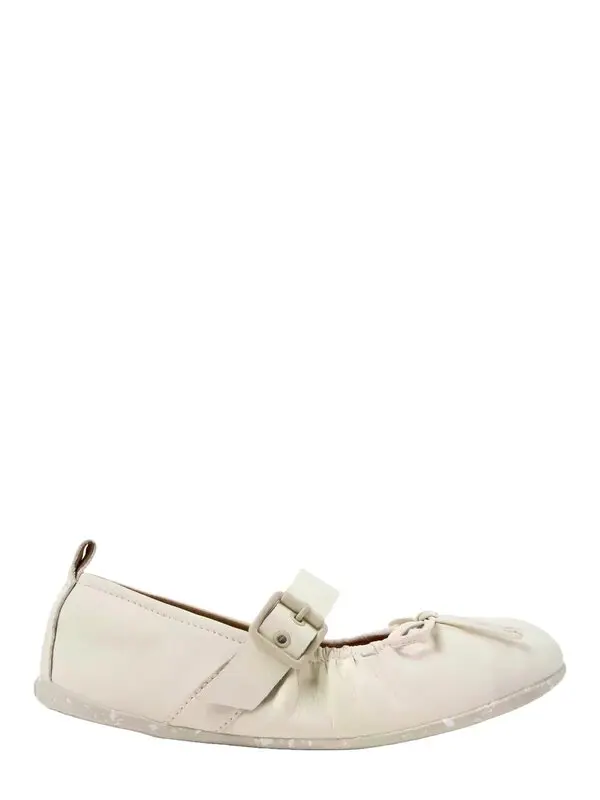 Camper Wabi Buckled Ballerinas - White