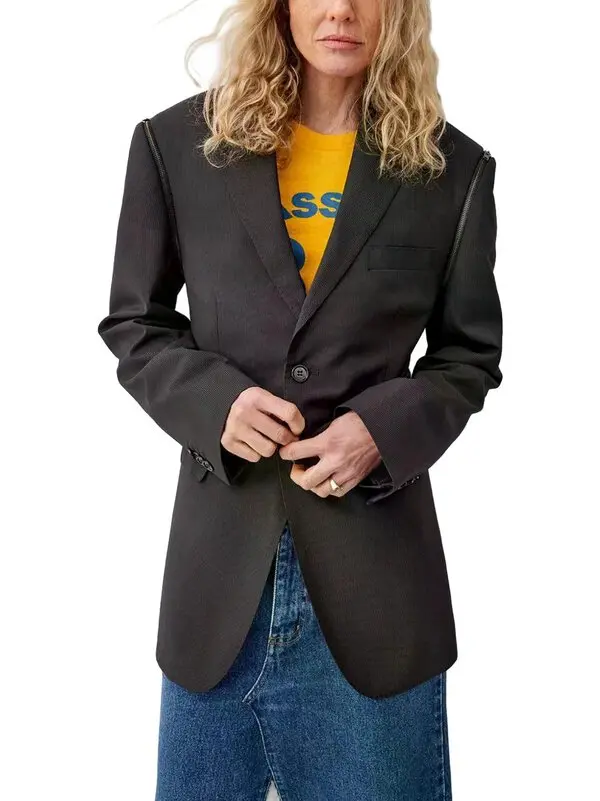 BETTTER Upcycled Transformer Blazer - Grey