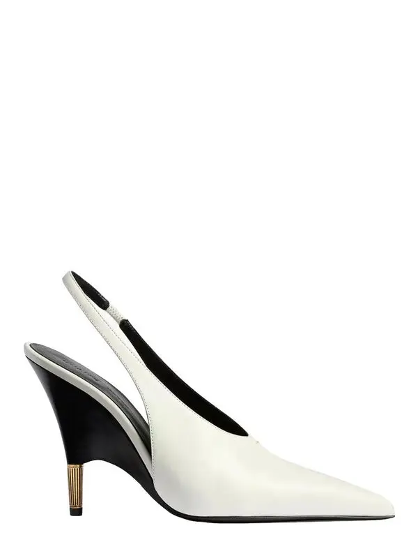 Khaite Bella Slingback Pumps - White