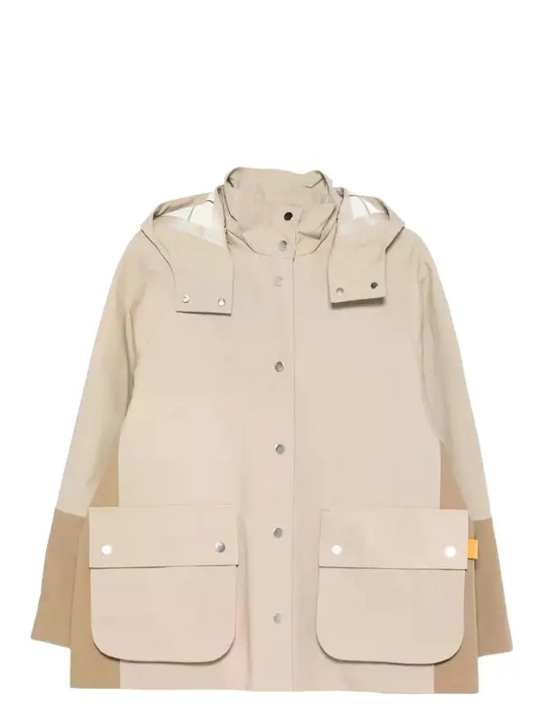 OOF WEAR Pocket Hooded Carcoat - Neutrals