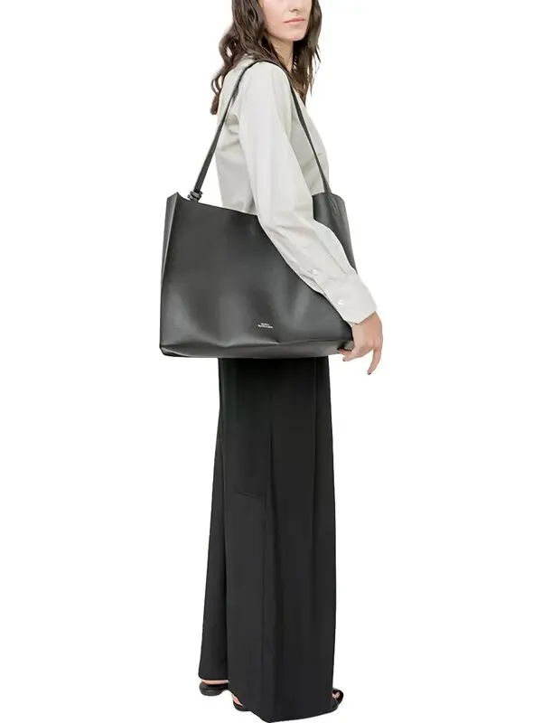 Studio Nicholson Leather Tote Bag - Black