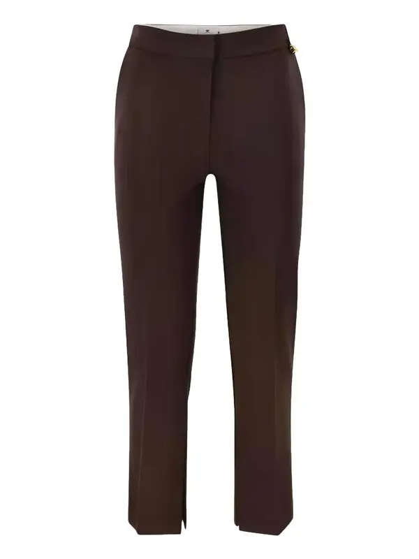 Elisabetta Franchi Straight-leg Trousers - Brown