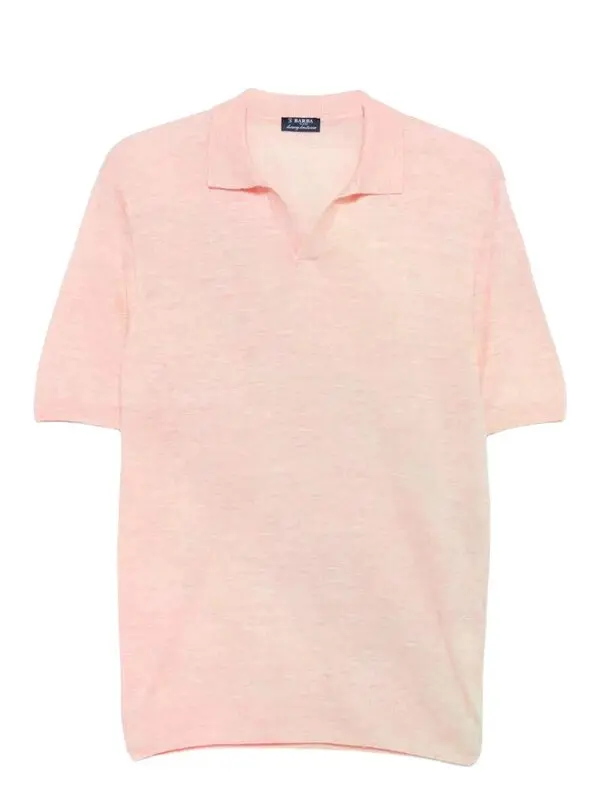 BARBA NAPOLI V-neck T-shirt - Pink