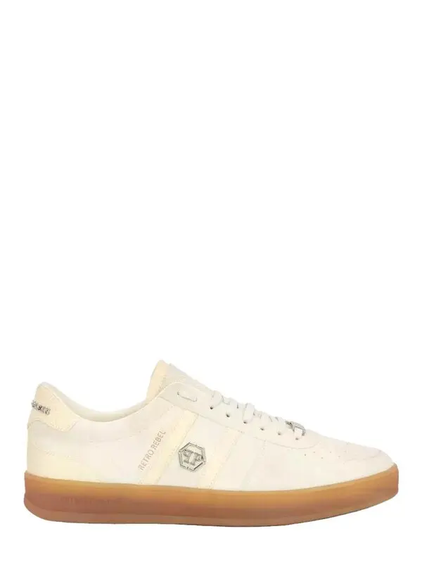 Philipp Plein Retro Rebel Suede Sneakers - Neutrals