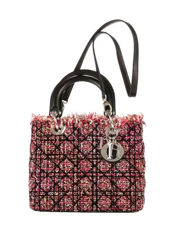 Dior Lady Two-way Handbag - Pink