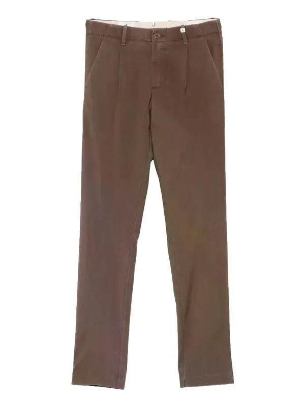 MYTHS Pleated Trousers - Brown