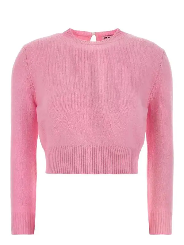 JIL SANDER Cropped Sweater - Pink