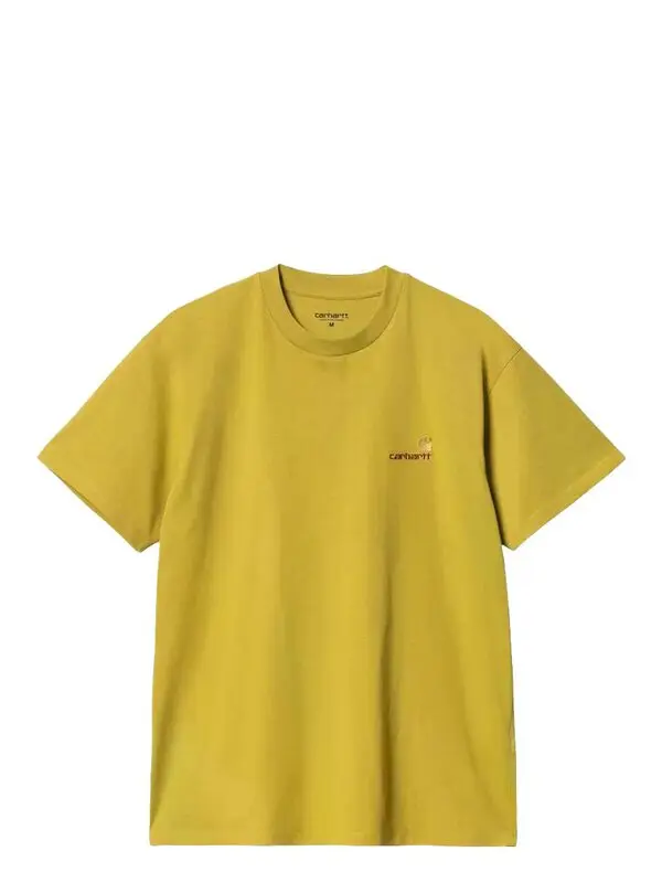Carhartt Work In Progress Logo-embroidered T-shirt - Yellow