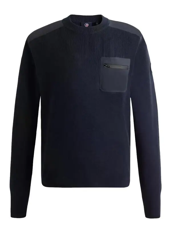 Fusalp Tevan Chest-pocket Sweater - Blue