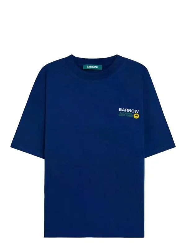 BARROW Crew Neck T-shirt - Blue