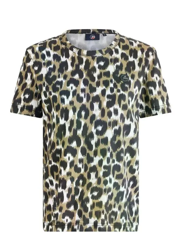 Fusalp Talixe Leopard-pattern T-shirt - Neutrals