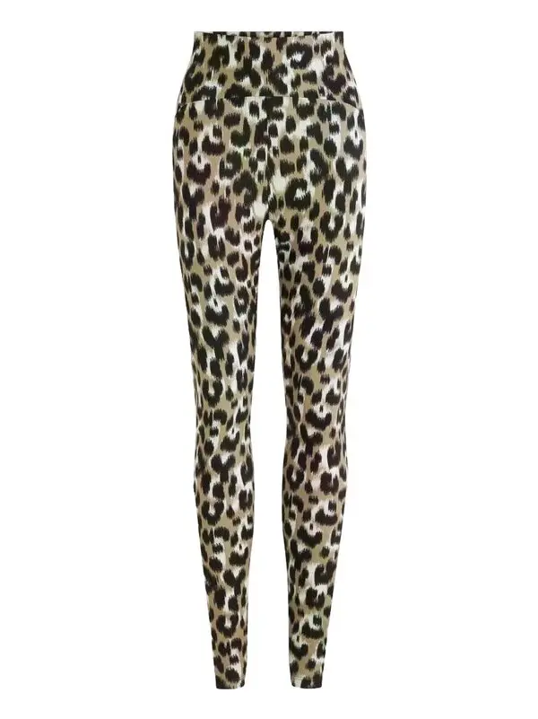 Fusalp Biarris Leopard-pattern Leggings - Neutrals