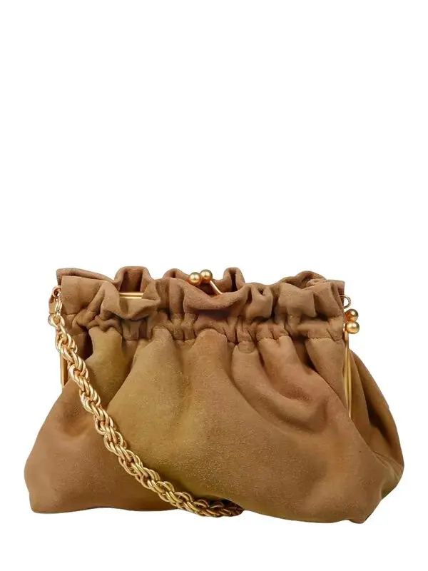 AMATO DANIELE Raviolo Clutch Bag - Neutrals