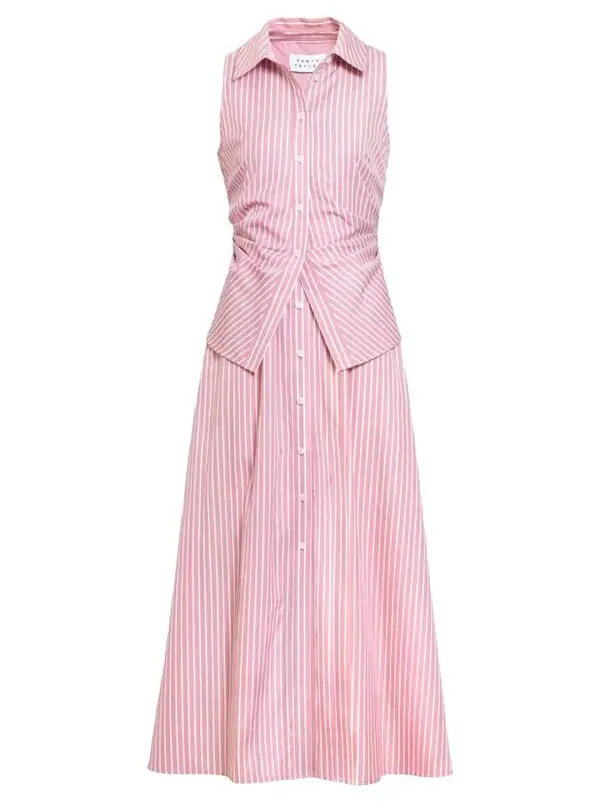 Tanya Taylor Hannah Midi Dress - Pink