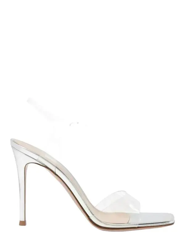GIANVITO ROSSI 95mm Cher Heeled Sandals - White